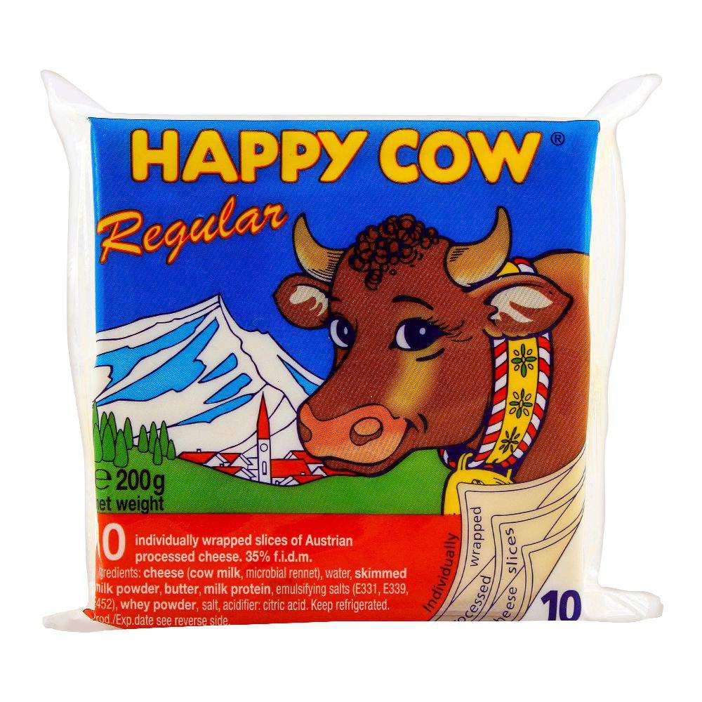 Happy Cow Regular 10 Slices 200g – HMH MART