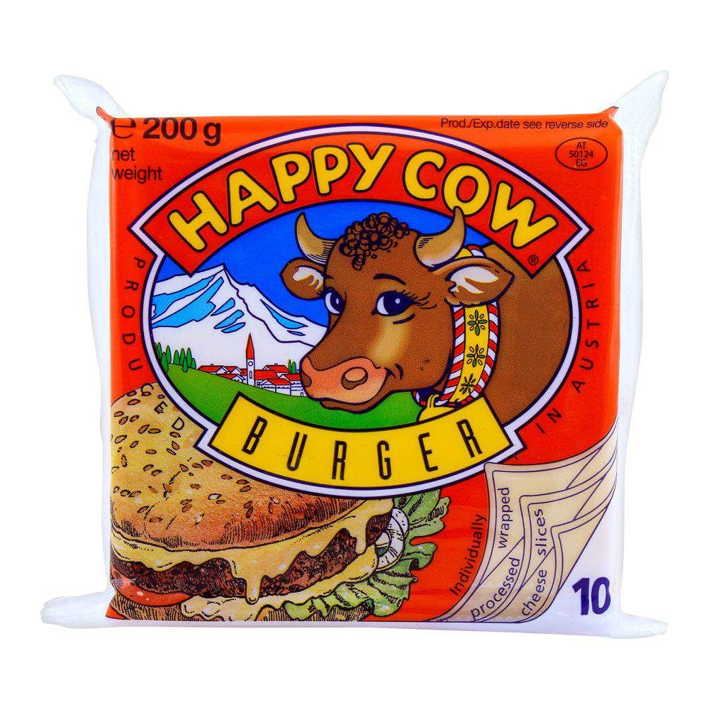 Happy Cow Burger Slice Cheese 200g – HMH MART