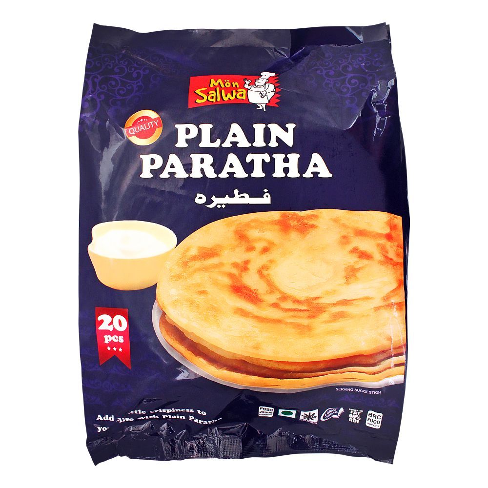 MonSalwa Plain Paratha, Family Pack, 20-Pack – HMH MART