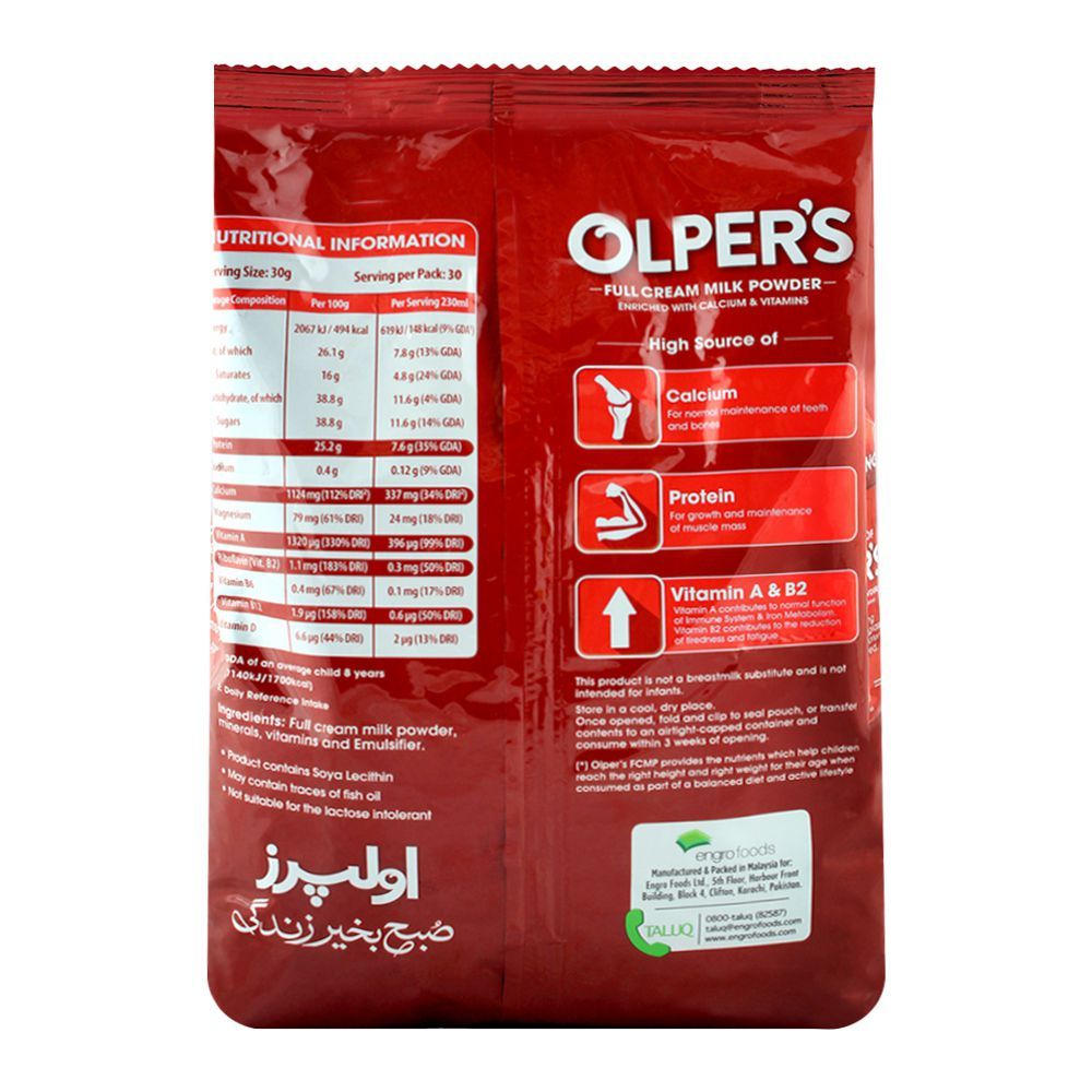 Olper’s Full Cream Milk Powder, 800g – HMH MART
