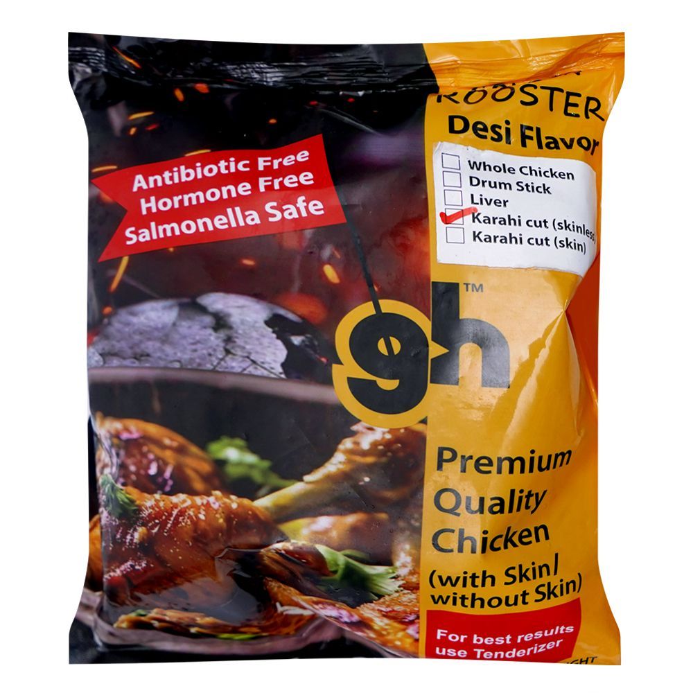Golden Harvest Frozen Chicken Rooster Karahi Without Skin, 1Kg – HMH MART
