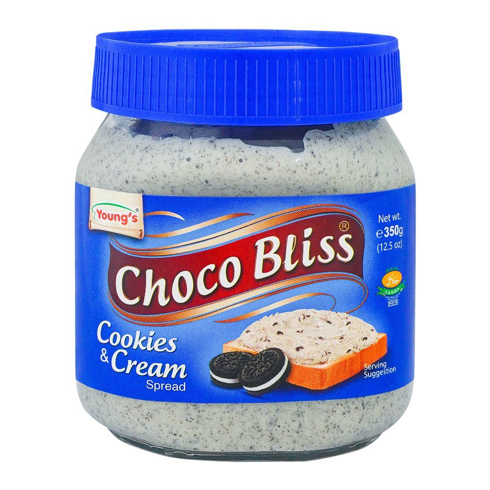 Young’s Choco Bliss Cookies & Cream Spread, 350g – HMH MART