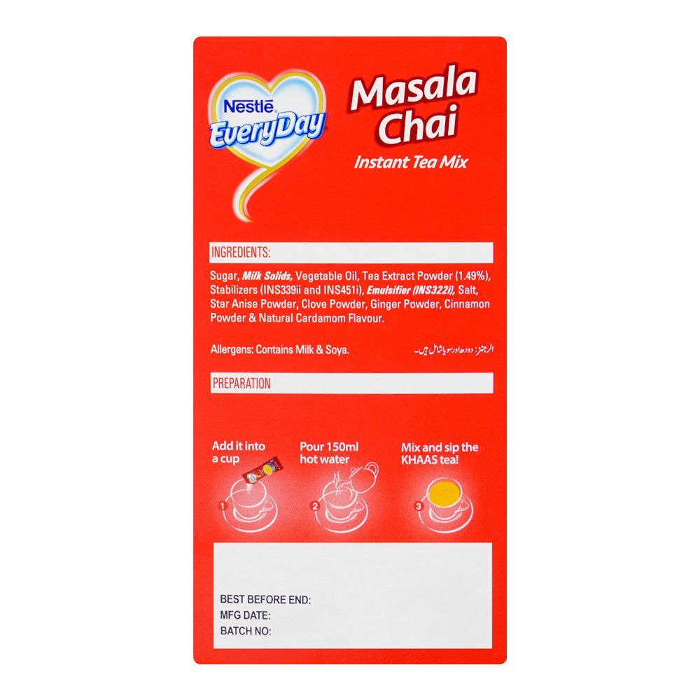 Nestle Everyday Masala Chai, Instant Tea Mix, 1-Sachet, 20g – HMH MART