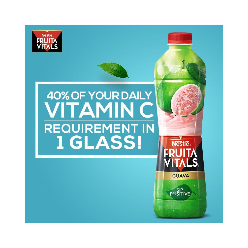 Nestle Fruita Vitals Guava Fruit Nectar 1 Liter – HMH MART