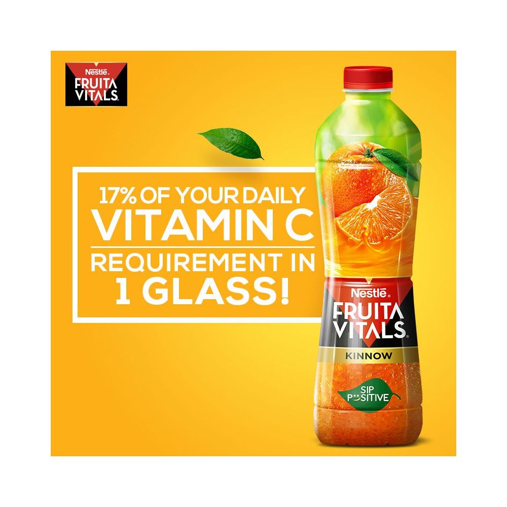 Nestle Fruita Vitals Kinnow Fruit Nectar 1 Liter – HMH MART