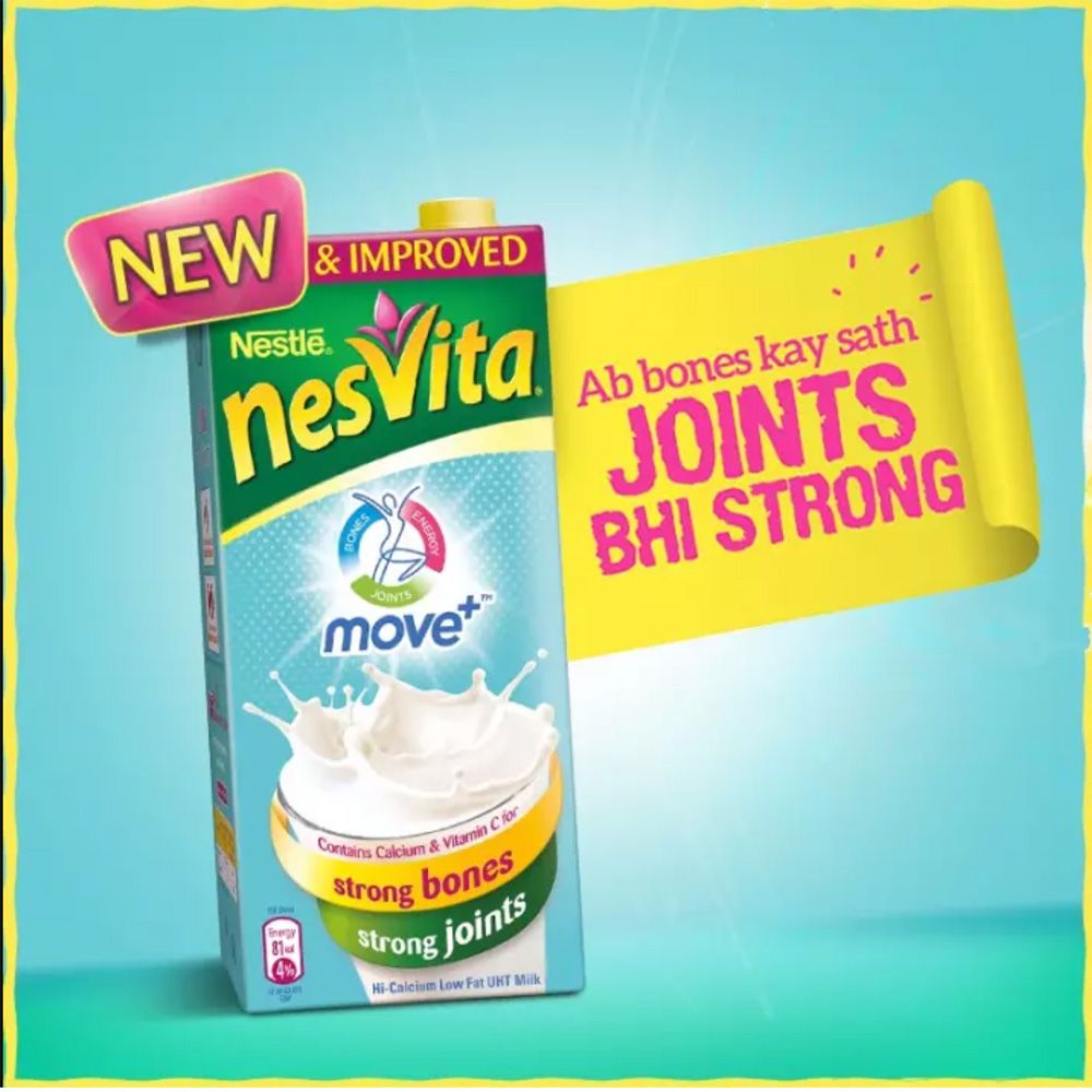 Nestle Nesvita Low Fat Milk, 200ml, 24 Piece Carton – HMH MART