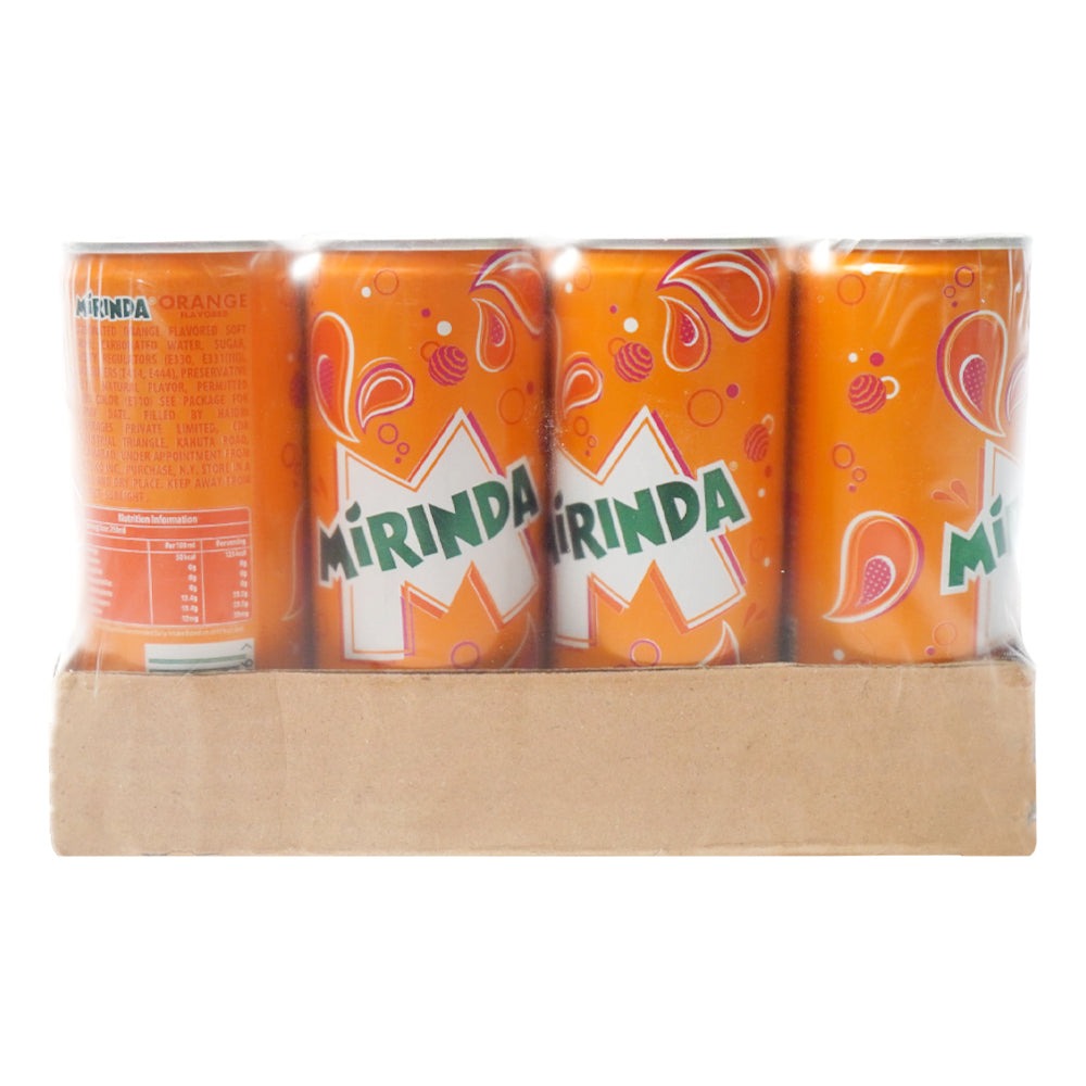 MIRINDA SLIM CAN 250 ML-CARTON – HMH MART