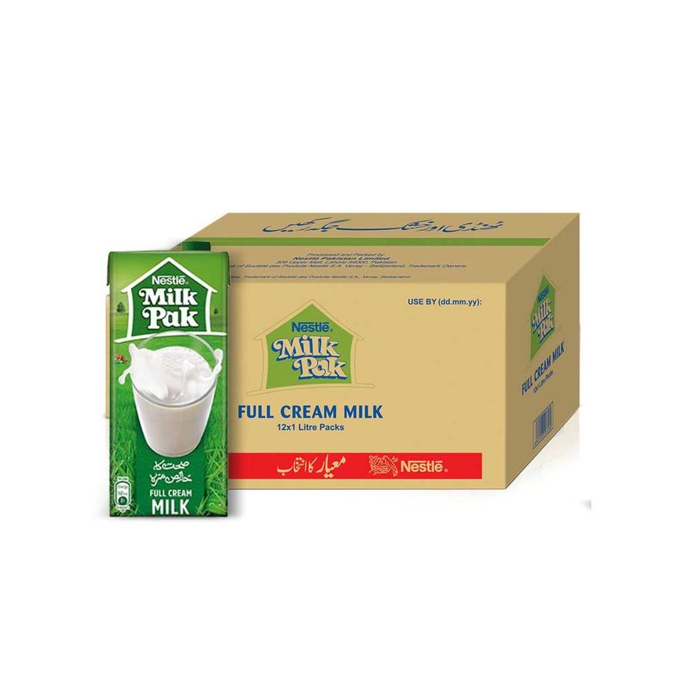 NESTLE MILKPAK MILK FULL CREAM 1 LTR- CARTON – HMH MART