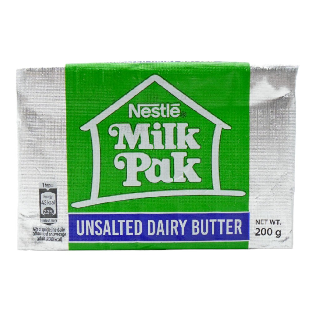 NESTLE MILK PAK DAIRY BUTTER UNSALTED 200 GM – HMH MART